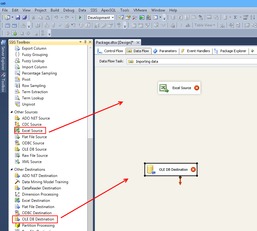 Ssis Importing Data From An Excel Source Into A Sql Server Database 