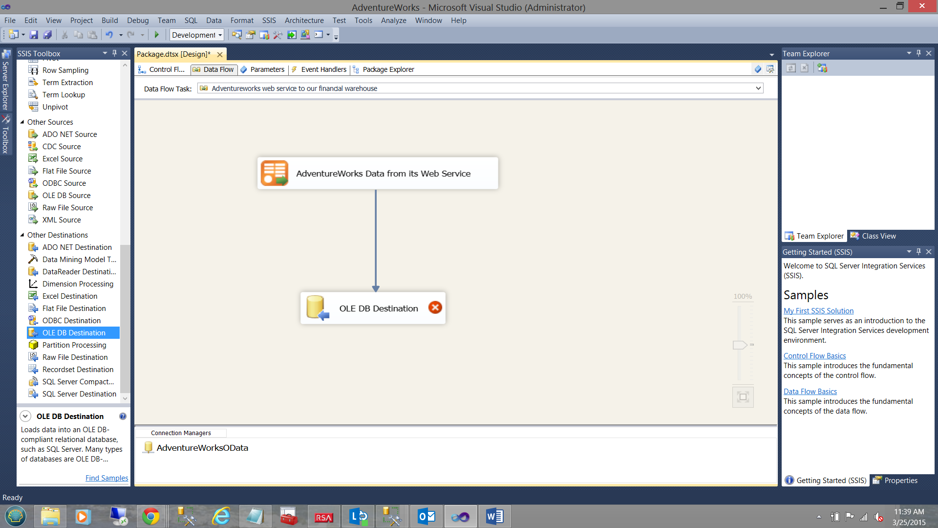 How To Import Data Into SQL Server Databases Using The OData Source For 