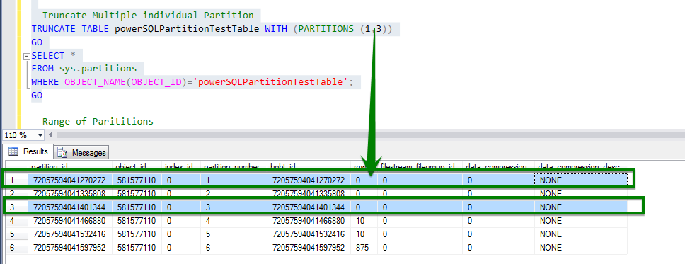 SQL Server 2016 Enhancements Truncate Table And Table Partitioning