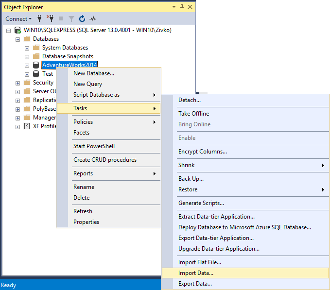 How to import/export data to SQL Server using the SQL Server Import and ... How to import/export data to SQL Server using the SQL Server Import and ...