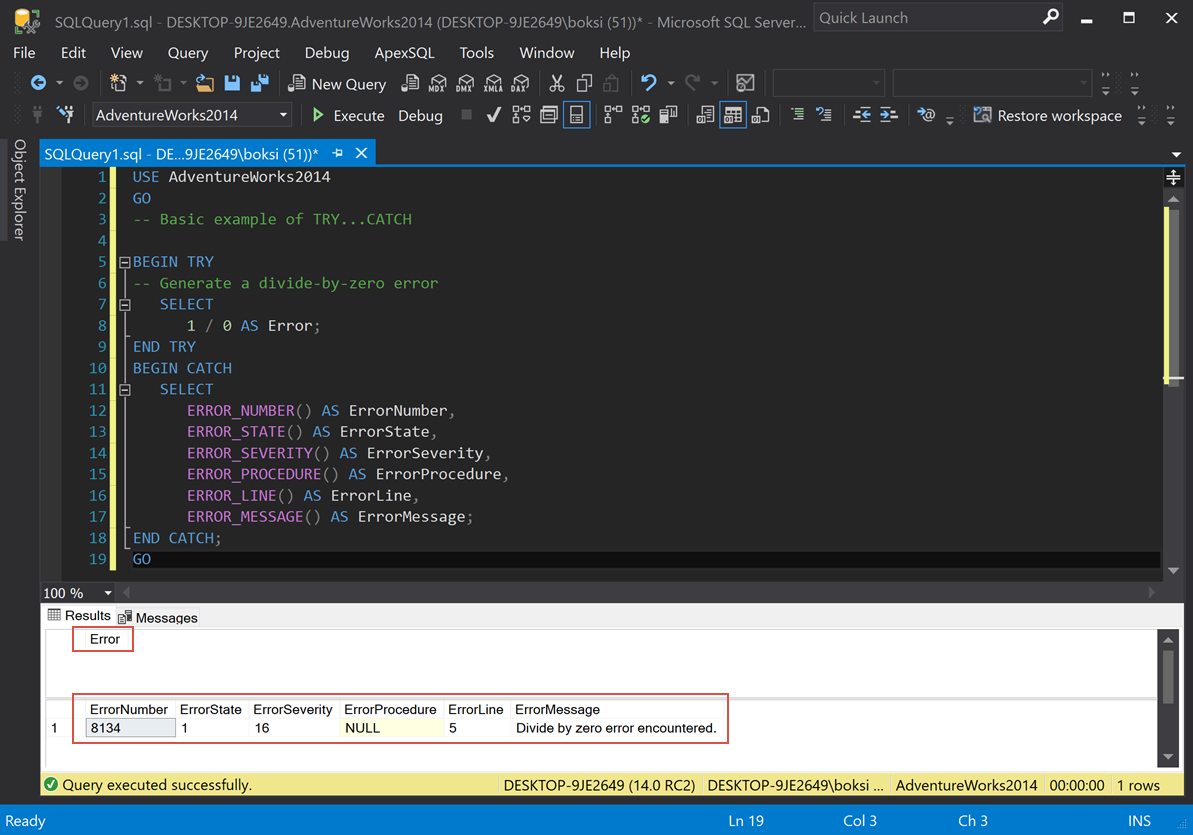 How To Handle Error Or Exceptions In SQL Stored Procedures Data Engineer Techs