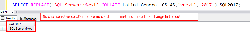 Overview Of The SQL REPLACE Function