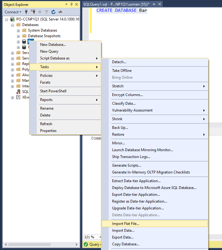 Importing And Working With CSV Files In SQL Server
