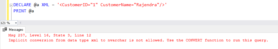 SQL Server PRINT And SQL Server RAISERROR Statements
