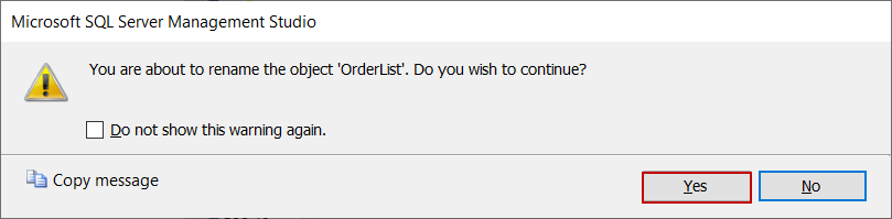 How To Rename Tables In SQL Server With The Sp rename Command
