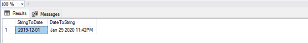 SQL Server Functions For Converting A String To A Date