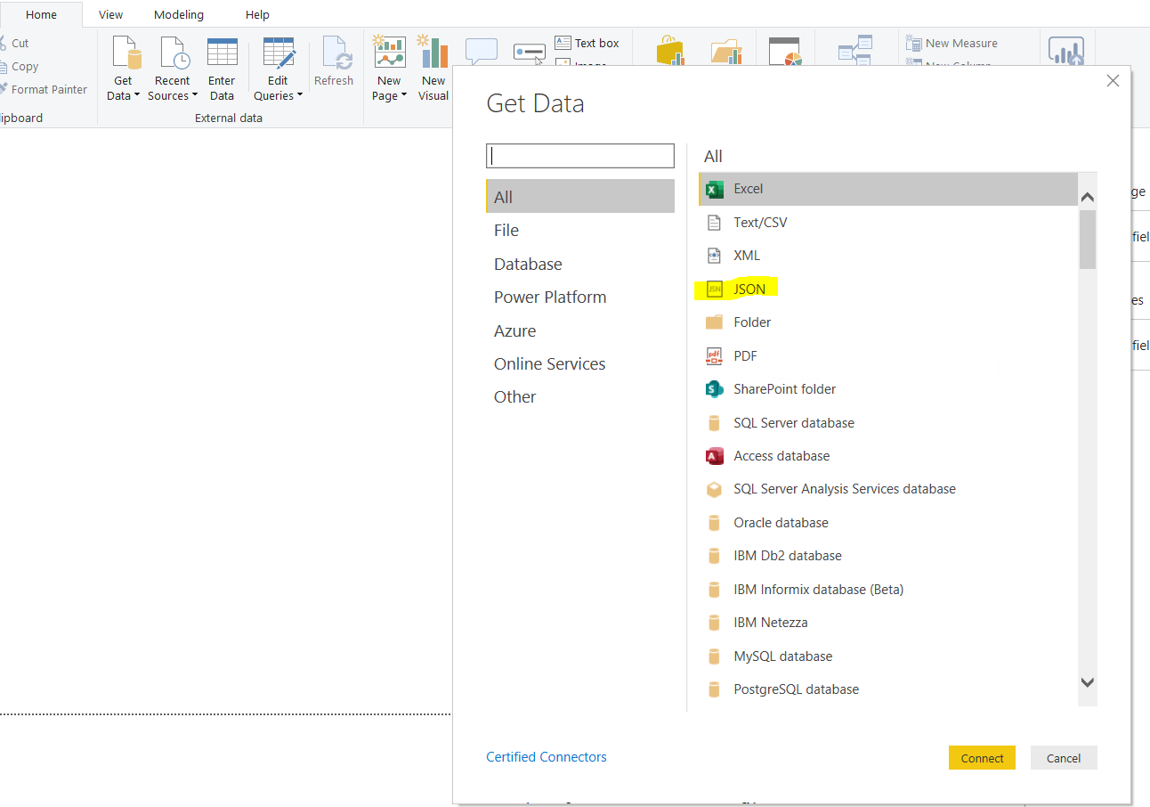 Importing data from JSON files and Power BI Rest APIs into Power BI Importing data from JSON files and Power BI Rest APIs into Power BI