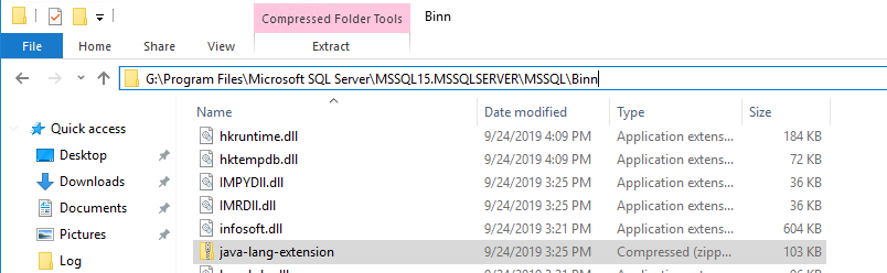 Java Language Extensions In SQL Server 2019