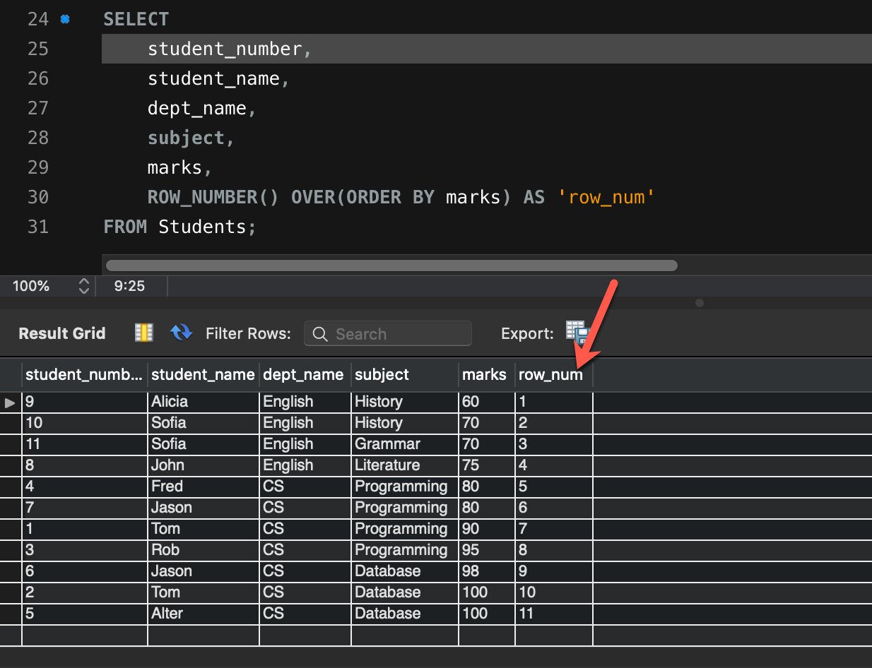  MySQL 