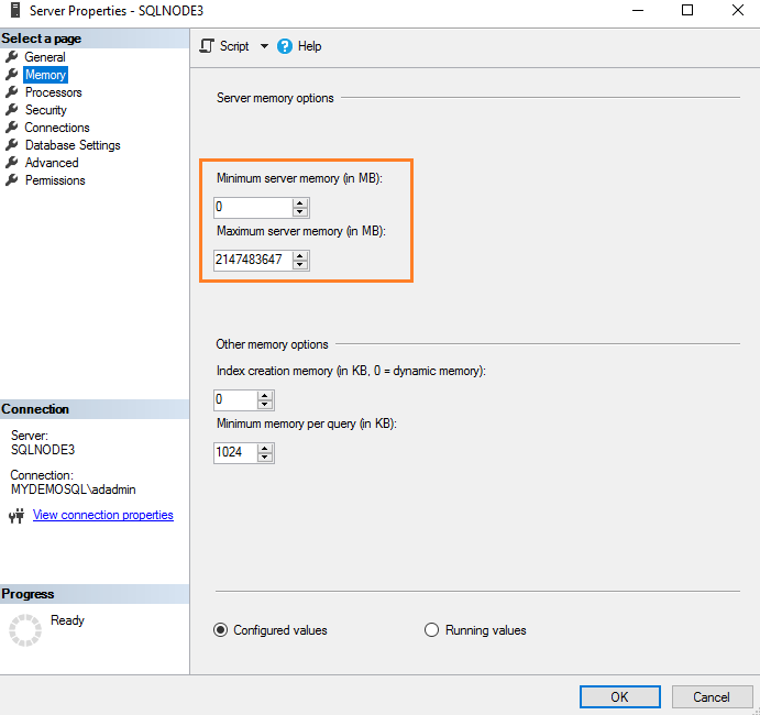 How To Set Sql Memory Limit Williams Diespithe70