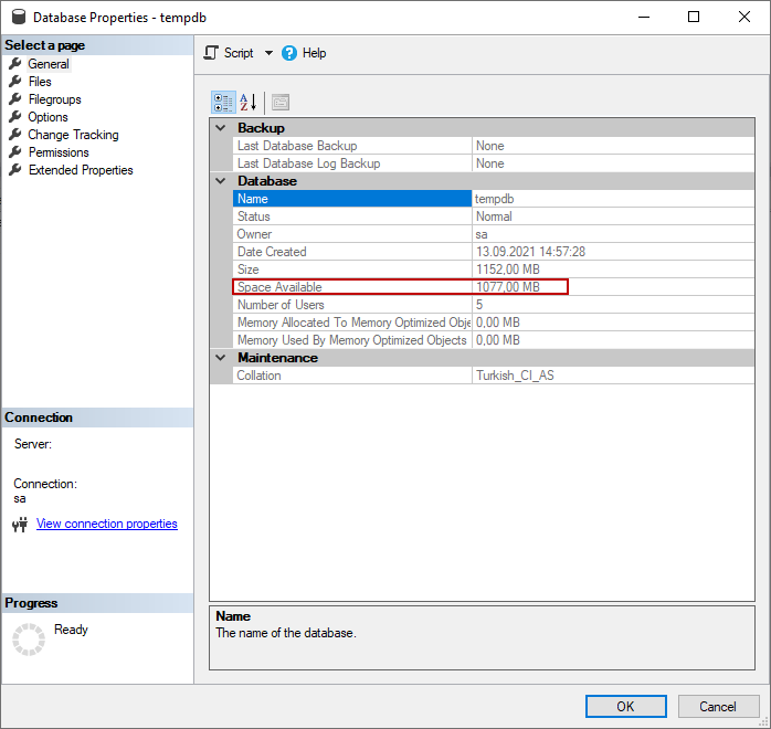  SQL Server TempDB 